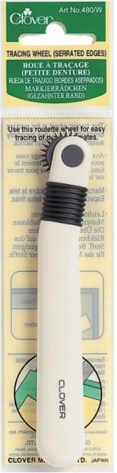 Clover Tracing Wheel Serrated - CL480 – Tom's Sewing