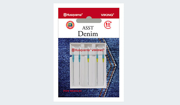 Husqvarna Denim Needles 5pk – Tom's Sewing