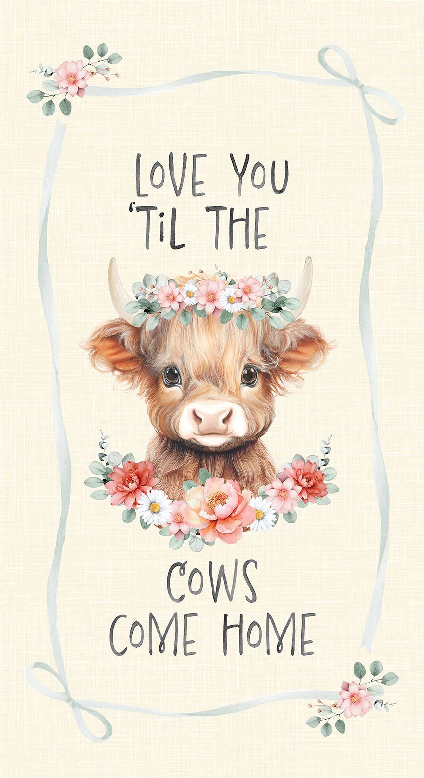 Till the Cows Come Home - CD4040-CRE – Tom's Sewing