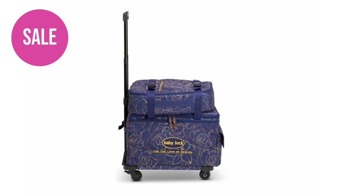 Baby Lock Large Machine Trolley Set Limited Edition Blue Rose - BLMTL ...