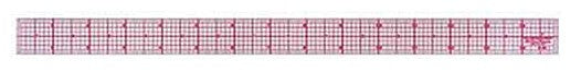 Westcott C-THRU (Transparent) 8ths Beveled Graph Ruler 15" x 1" – Tom's ...