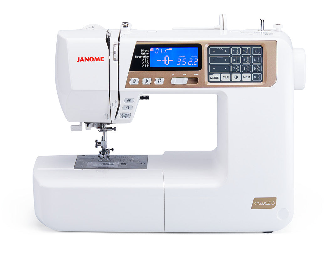 Janome Computerized Sewing Machine Titanium - 4120QDC-T - Open Stock ...