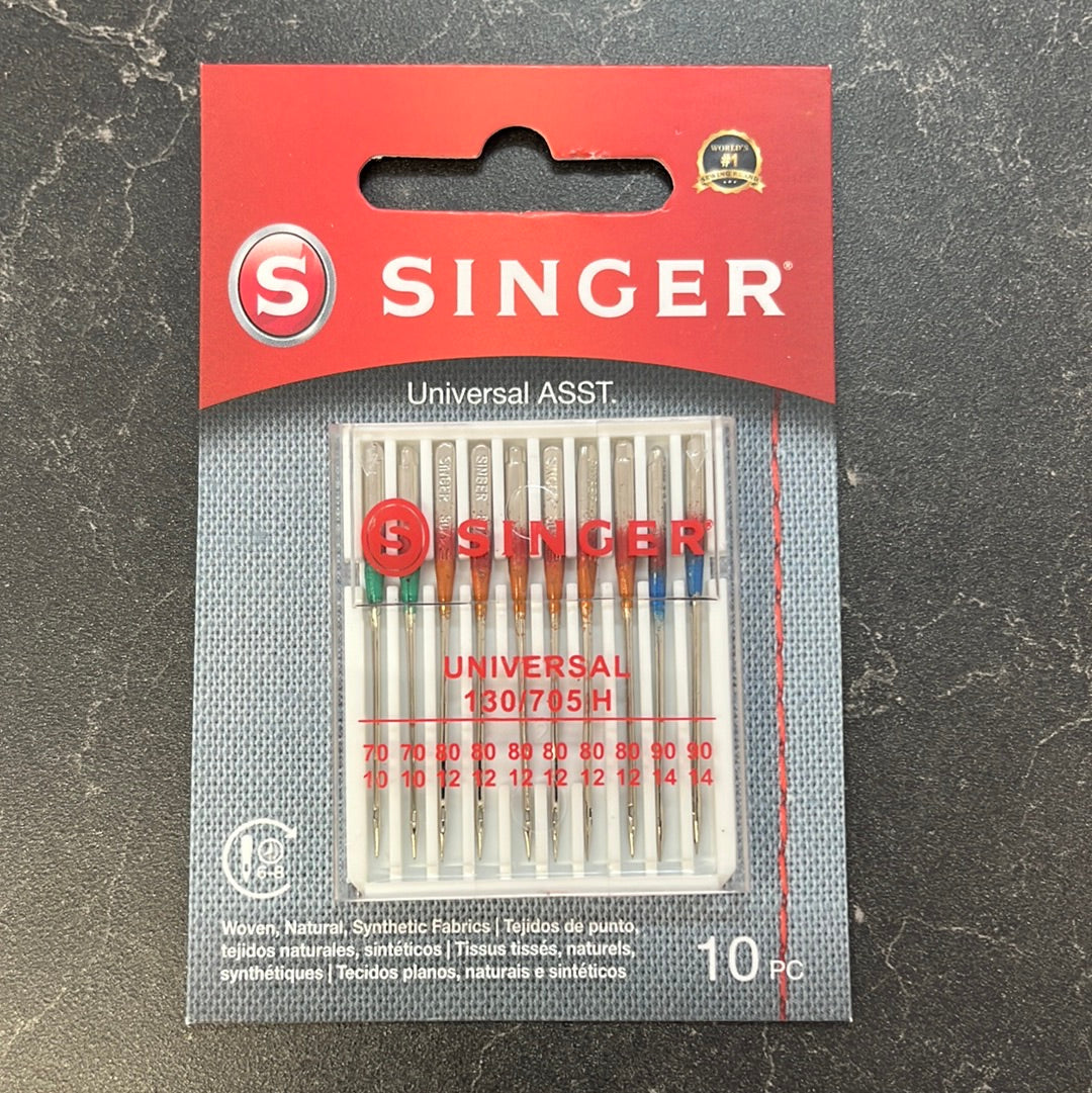 Singer Universal Needles Asst - 10 pkg – Tom's Sewing