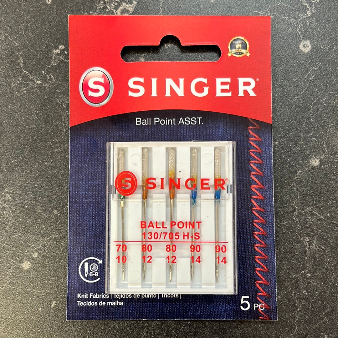 Singer Needles Ball Point Asst – Tom's Sewing