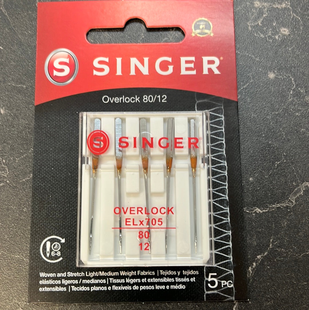 Singer Overlock Needles - 80/12 – Tom's Sewing