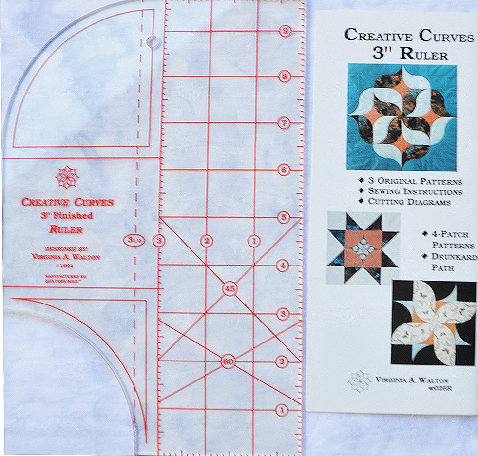 Creative Curves 3" Rulers - w026R – Tom's Sewing